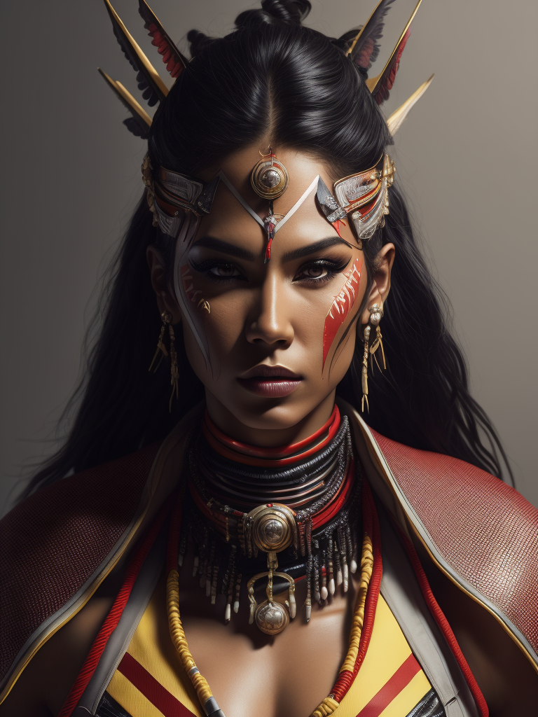 Lumenor AI Image Generation - native american woman in regalia in the ...