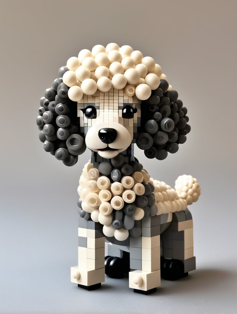 Premium Free ai Images | create me lego poodle