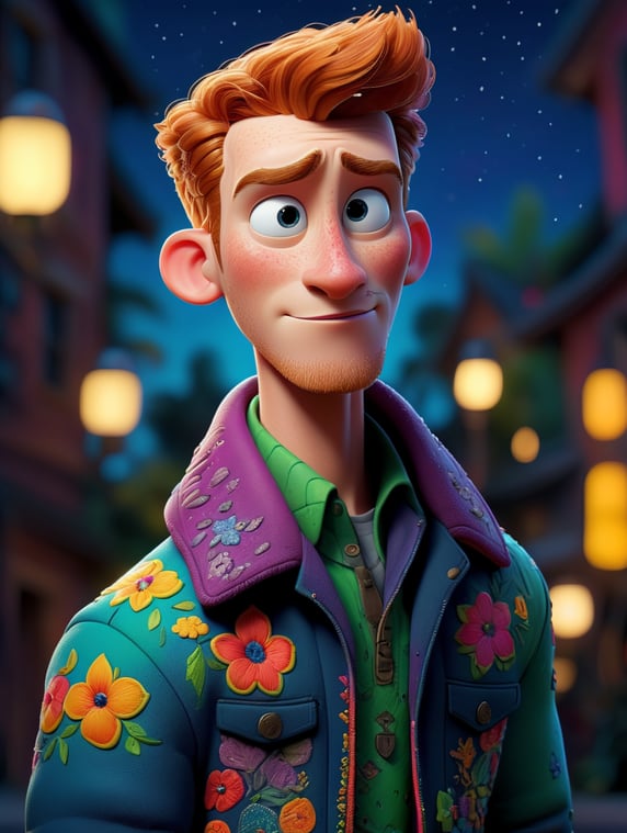 Premium Free ai Images | beautiful ginger man with freckles wearing ...