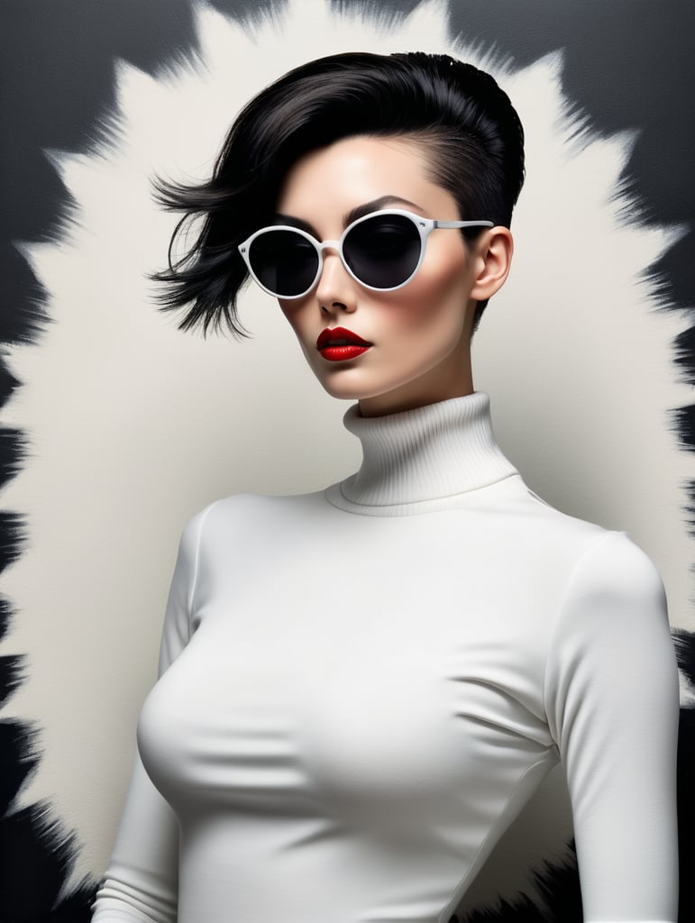 Premium Free ai Images | front profile half body photography in front ...