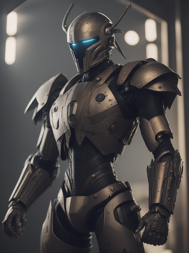 Lumenor AI Image Generation - imaginative illustration of robot in pulp ...