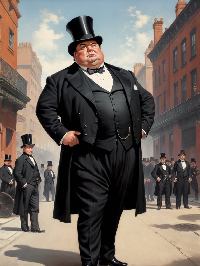 Premium Free ai Images | portrait of very rich obnoxious and polished ...