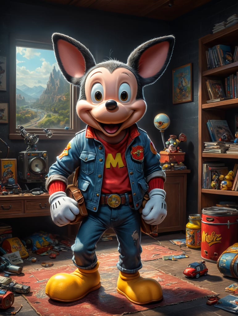 Premium Free ai Images | marty mcfly as cartoon character such as ...