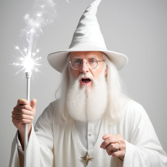 Premium Free ai Images | wizard in crazy party