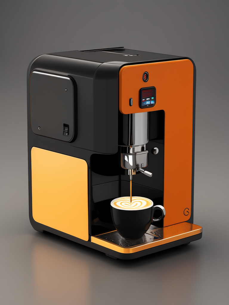 Lumenor AI Image Generation - tikiai coffee machine