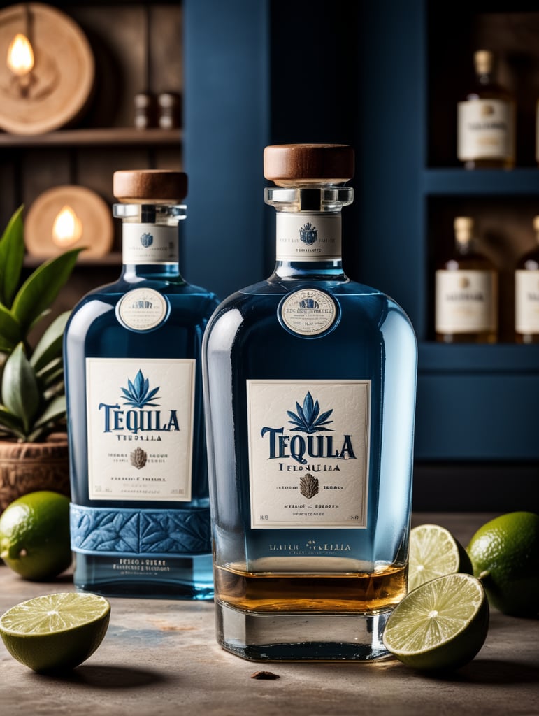Premium Free ai Images | packaging and branding for tequila brand as if ...