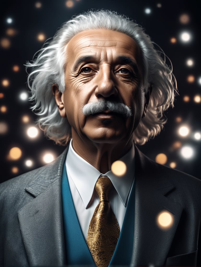 Premium Free ai Images | albert einstein in dj style swagger in his ...