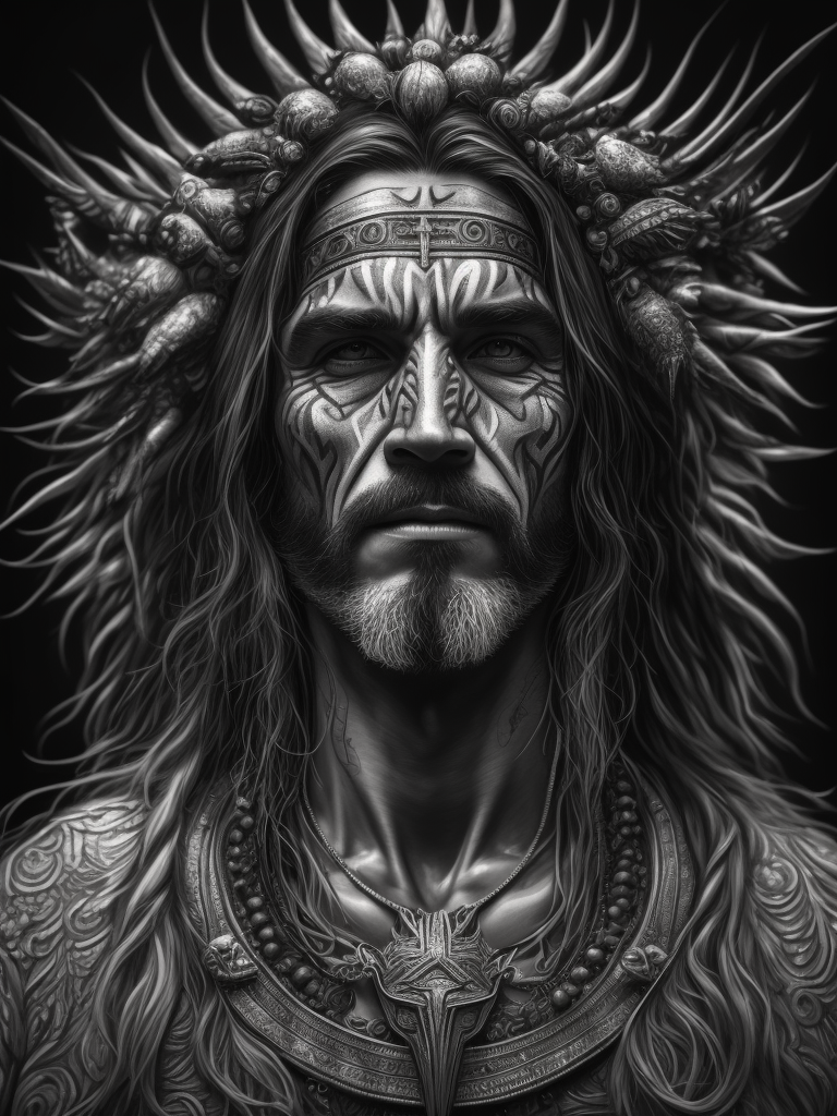Lumenor AI Image Generation - jesus realistic shaman consuming ...