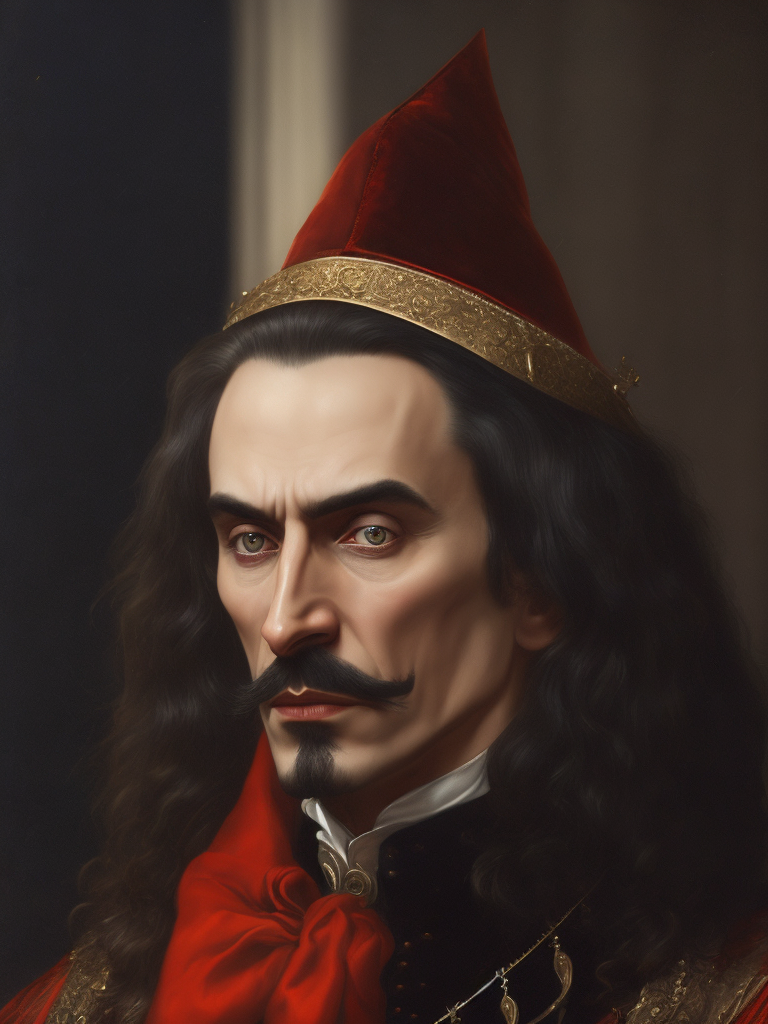 Premium Free ai Images | portrait of vlad dracula real life