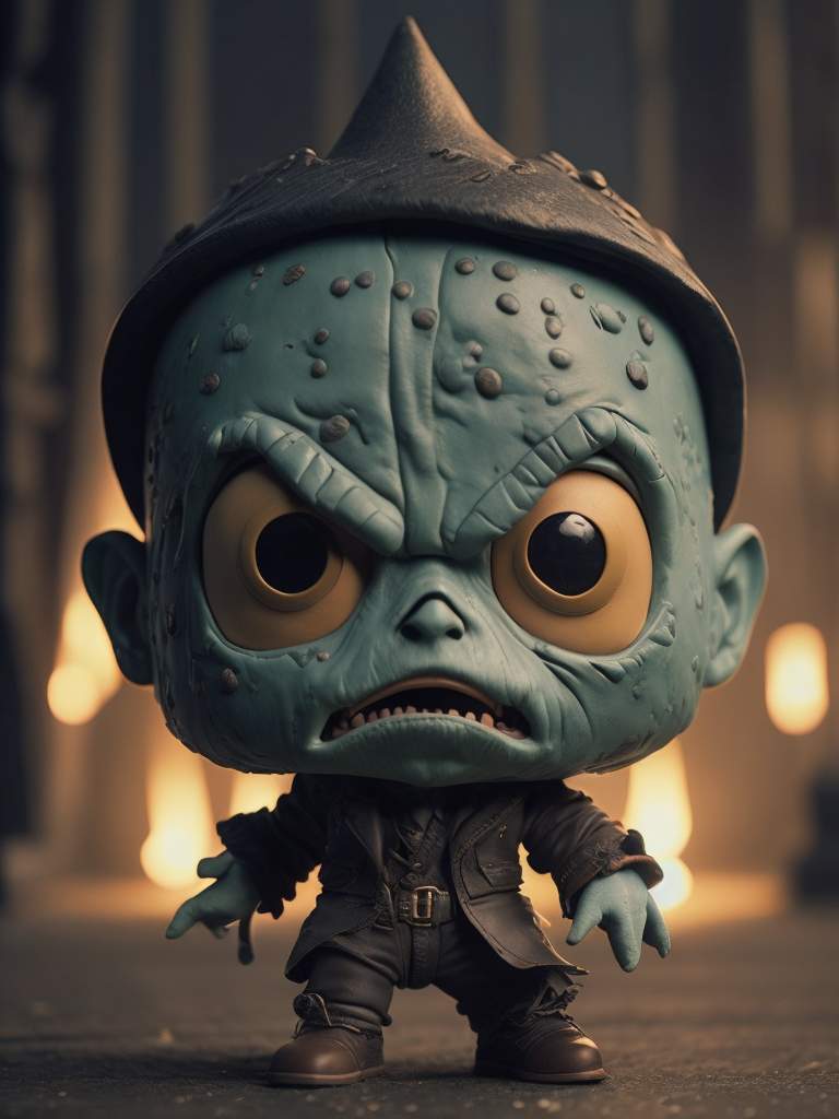 Lumenor AI Image Generation - fungus the boogeyman as funko pop toy