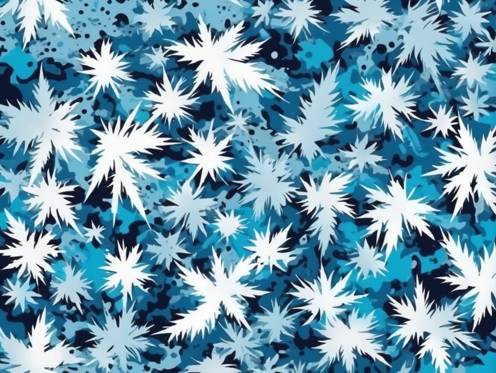 Premium Free ai Images | urban ice camouflage pattern