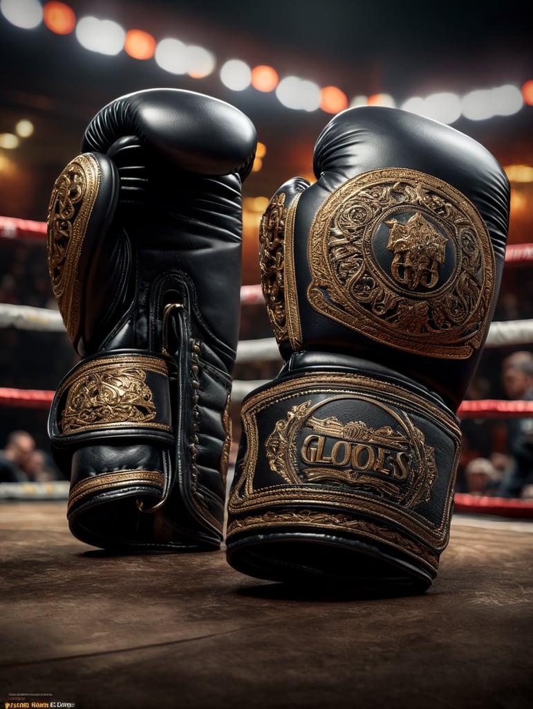 Lumenor AI Image Generation - boxing glvoes with strap