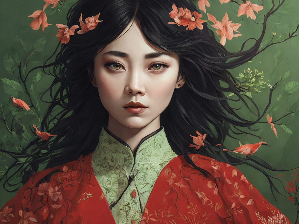 Lumenor AI Image Generation - beautiful cute front portrait korean ...