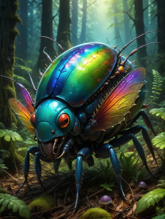 Premium Free ai Images | very weird cockroach