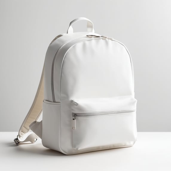 Premium Free ai Images | modern childrens backpack mockup minimalism style