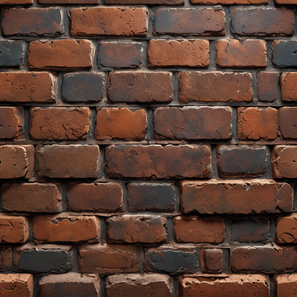 Premium Free ai Images | old brown brick texture seamless