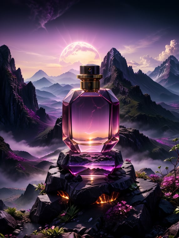 Premium Free ai Images | professional photography of luxury perfume ...