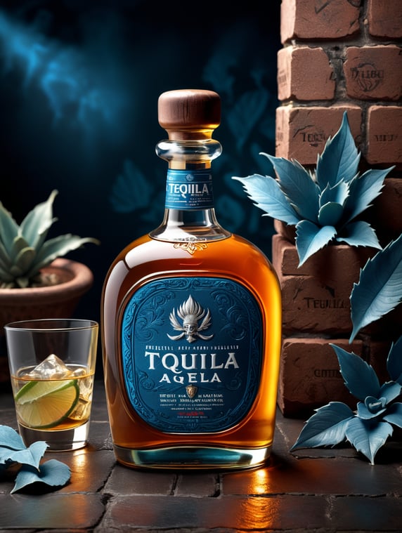 Premium Free ai Images | packaging and branding for tequila brand as if ...