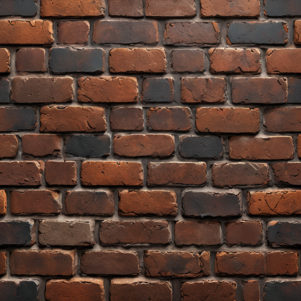 Premium Free ai Images | old brown brick texture seamless