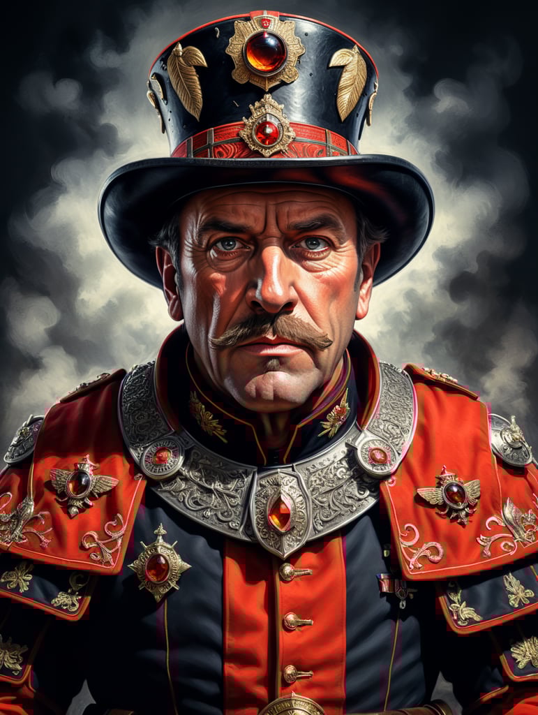 Premium Free ai Images | this artwork of beefeater by george wilson is ...