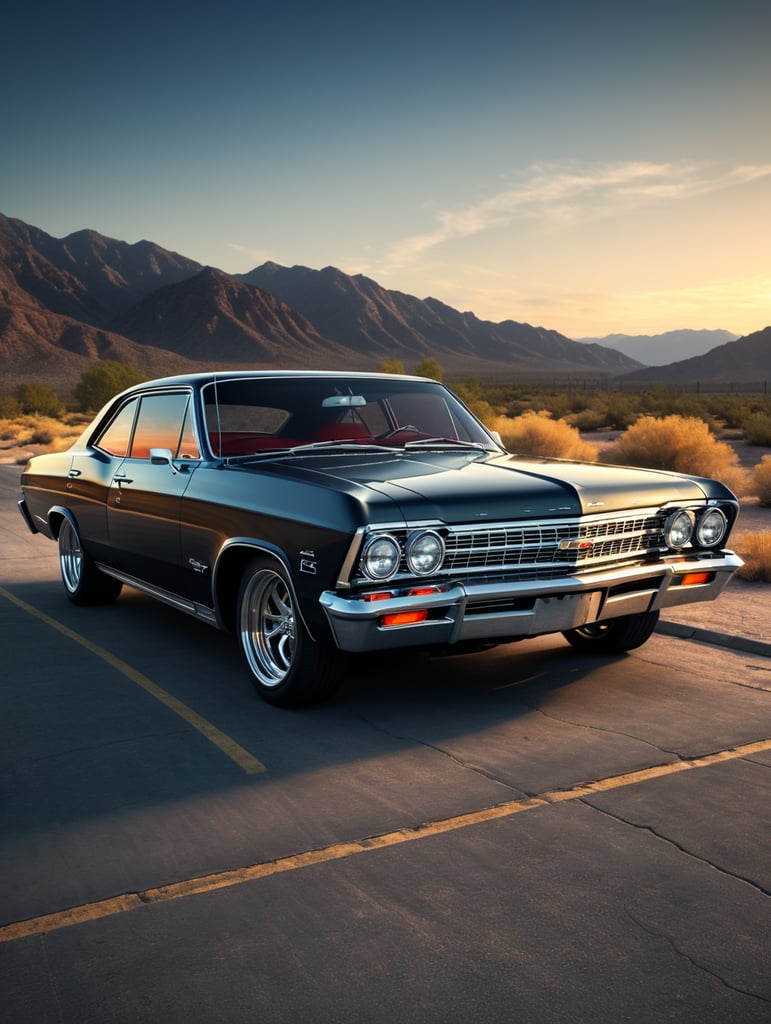 Premium Free ai Images | chevrolet impala widebody render lowered mesh ...