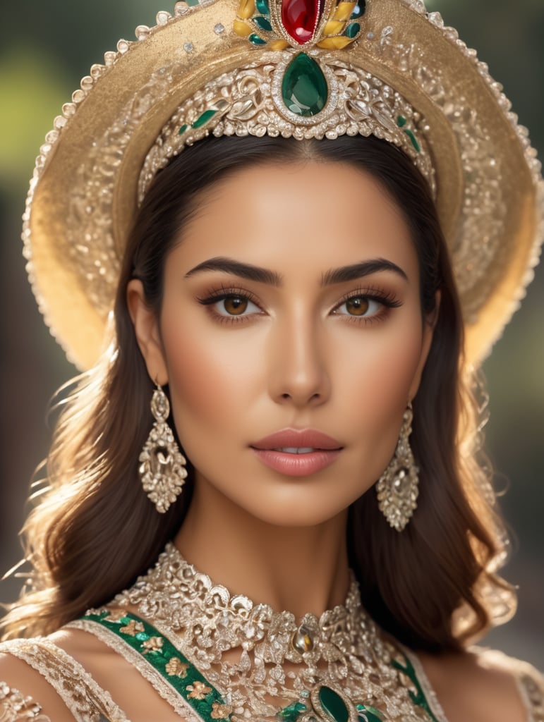 Premium Free ai Images | miss mexico portrait of the most beautiful ...