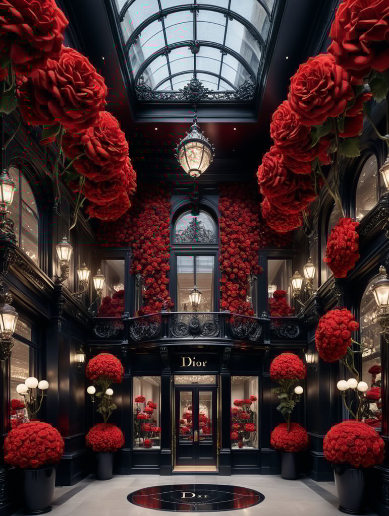 Premium Free ai Images | dior flagship store in london to be covered in ...