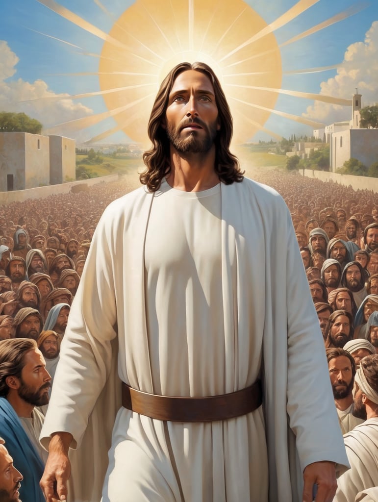 Premium Free ai Images | modern jesus