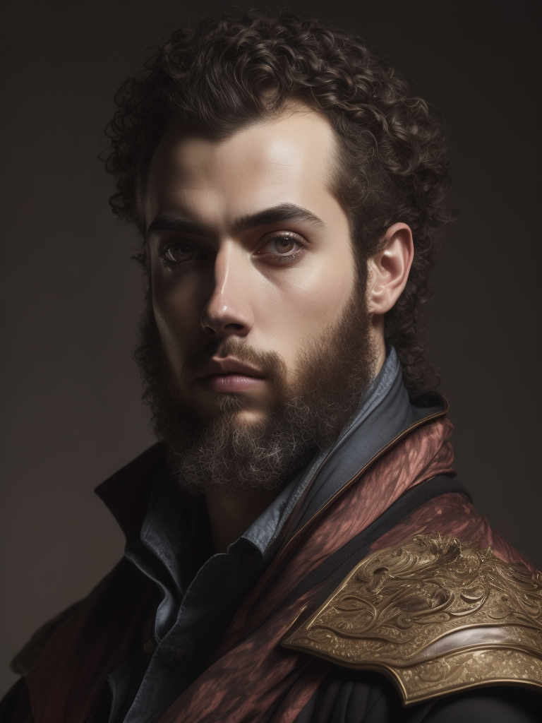 Lumenor AI Image Generation - self portrait by jacopo tintoretto