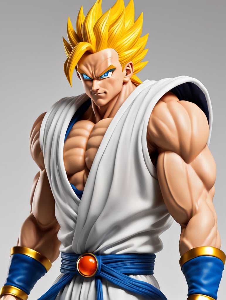 Premium Free ai Images | super saiyan gogeta by dragonball style