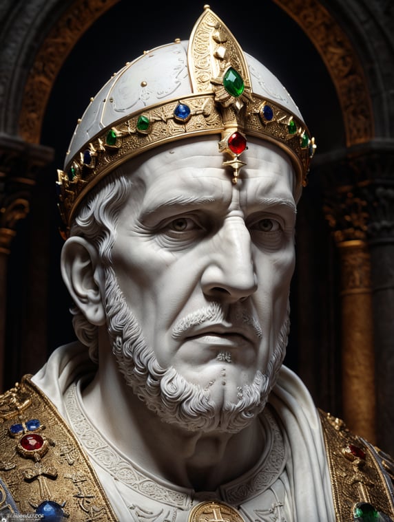 Premium Free ai Images | ecapitated head of bishop from the rd century ...