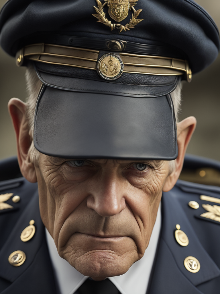 Lumenor AI Image Generation - year old german wwii admiral ruthless in ...