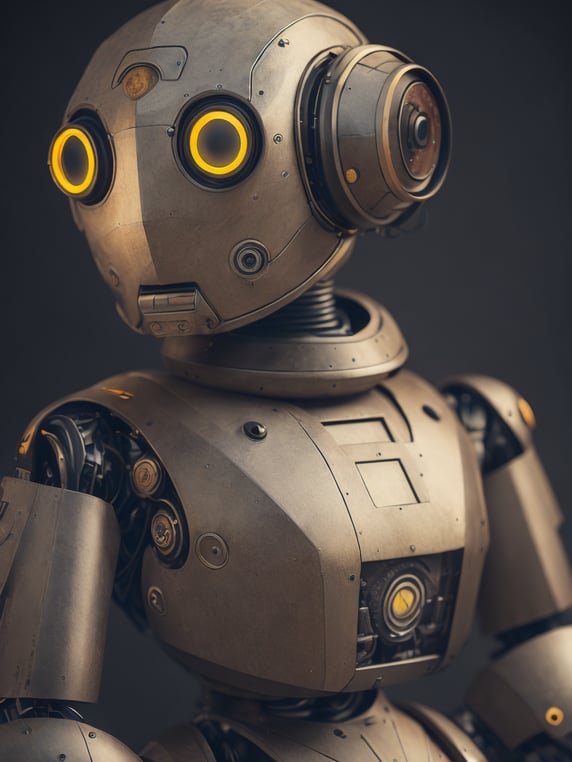 Premium Free ai Images | very strange and funny robot