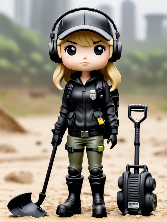 Premium Free ai Images | female funko pop character with short length ...