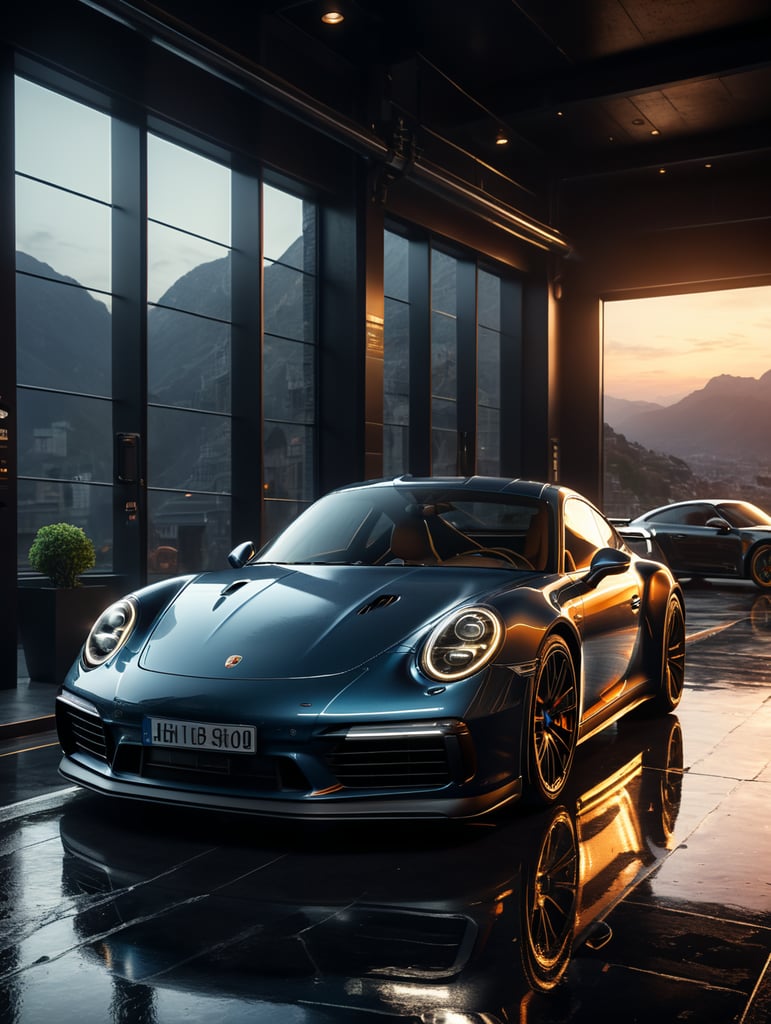 Premium Free ai Images | porsche render ultra quality hdr uhd ...