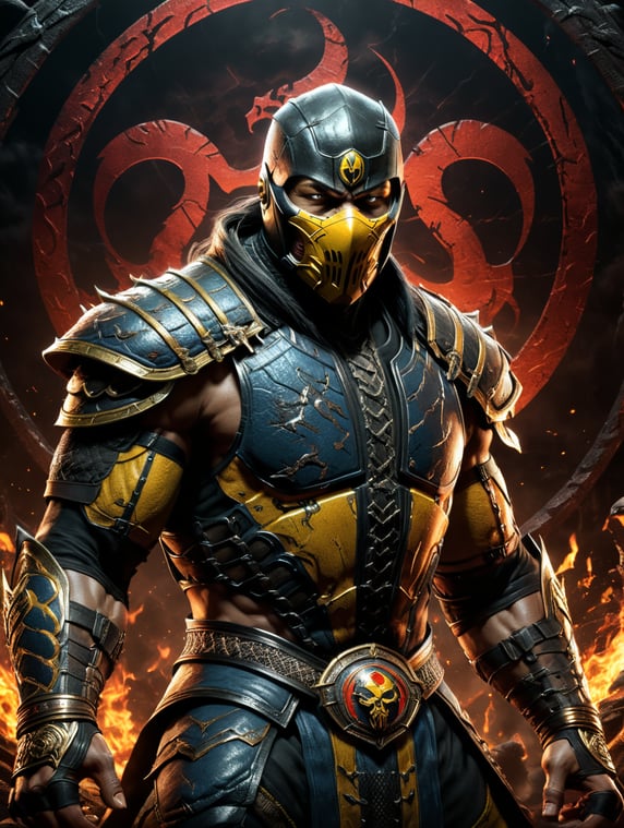 Premium Free ai Images | mortal kombat