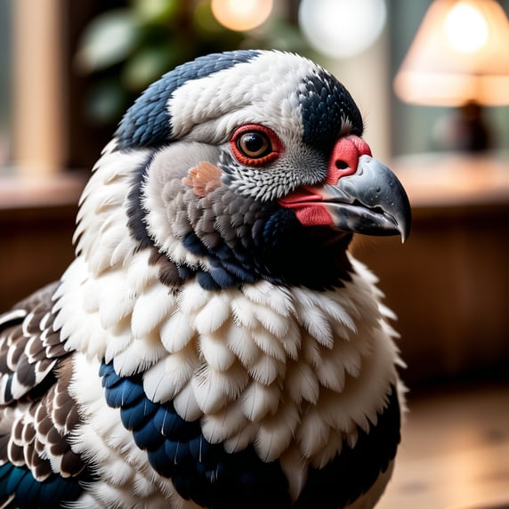 Premium Free ai Images | fat fluffy adorable pigeon with double chin ...