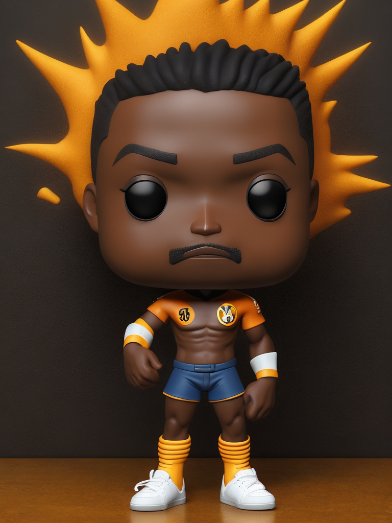 Lumenor AI Image Generation - full body render of funko pop pele