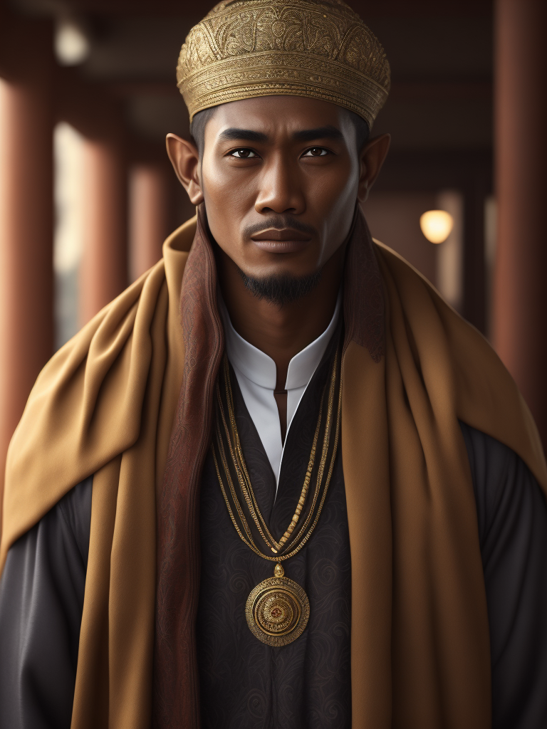 Premium Free ai Images | lelaki melayu berpakaian melayu