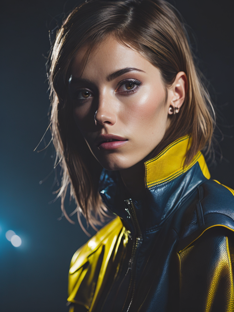 Lumenor AI Image Generation - cinematic shot women looks on the camera ...