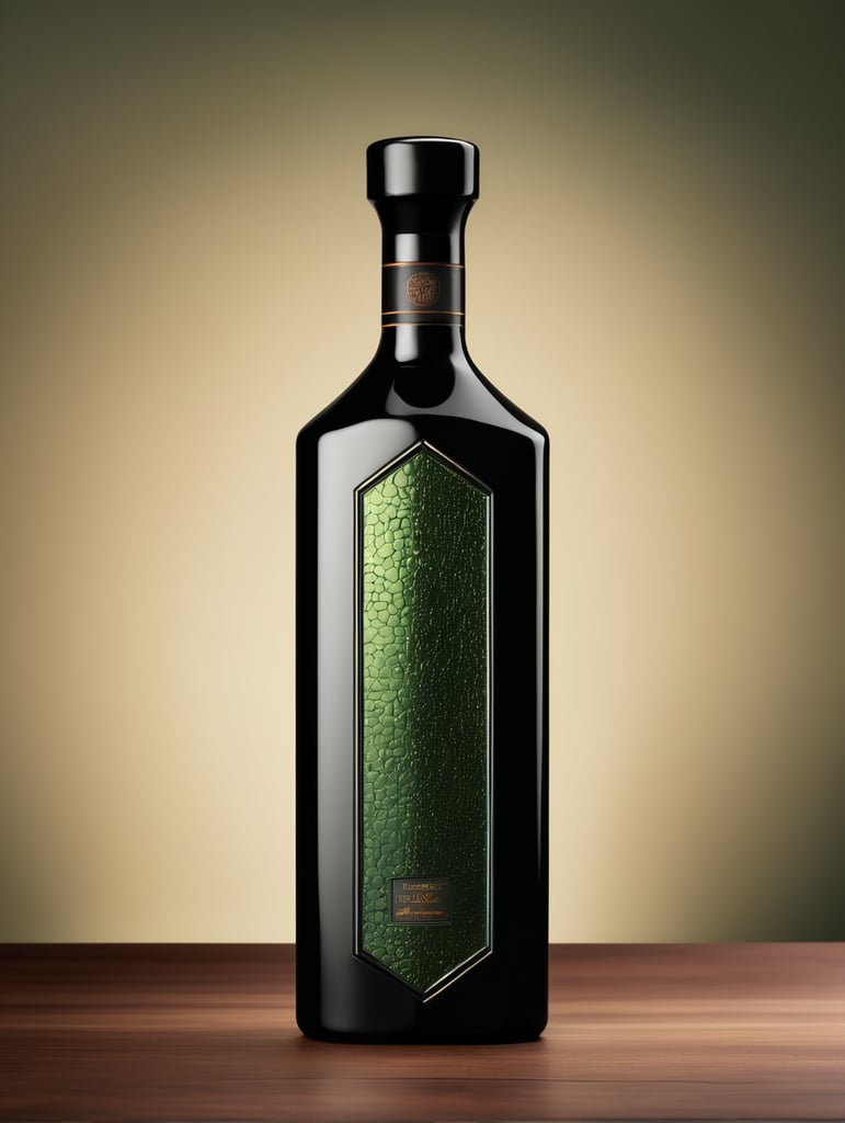 Premium Free ai Images | botella de tequila luxury de material ceramico ...