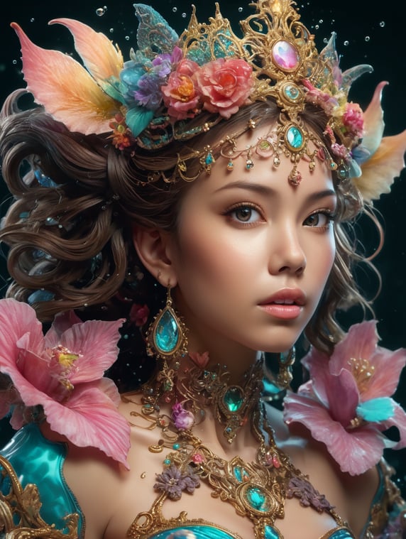 Premium Free ai Images | dynamic underwater ink art by alberto seveso ...