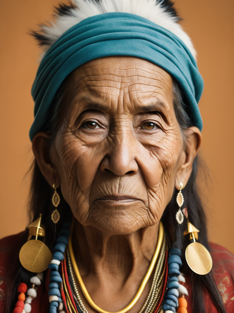 Lumenor AI Image Generation - native american old woman years old in ...