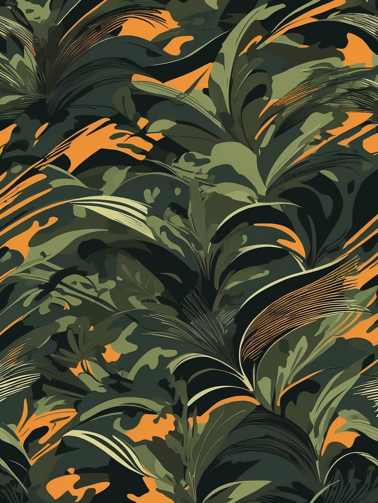Premium Free ai Images | predator camouflage pattern vector art modern
