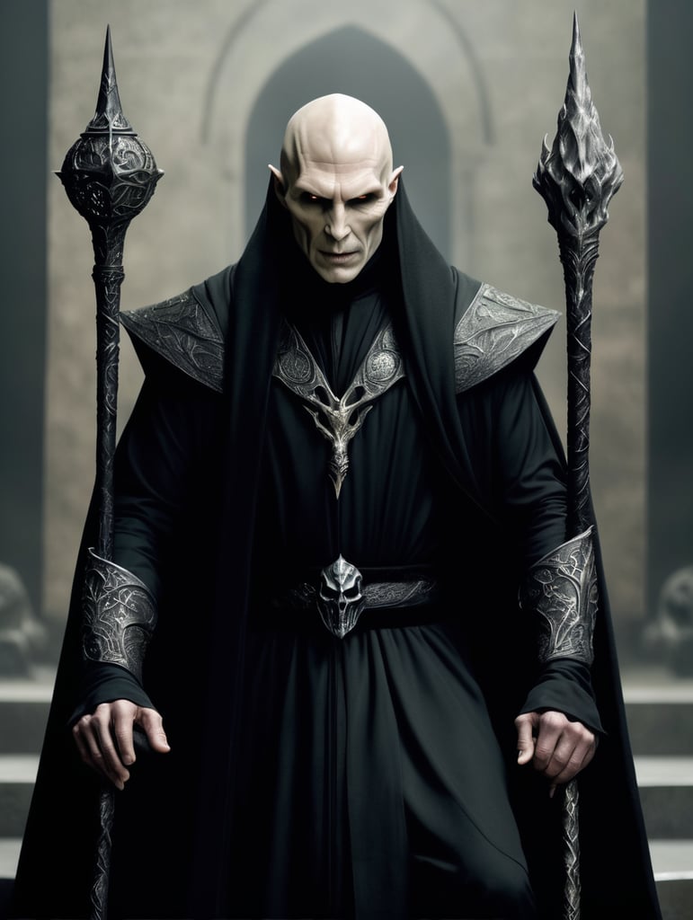 Premium Free ai Images | mago oscuro che ricorda tratti di lord ...