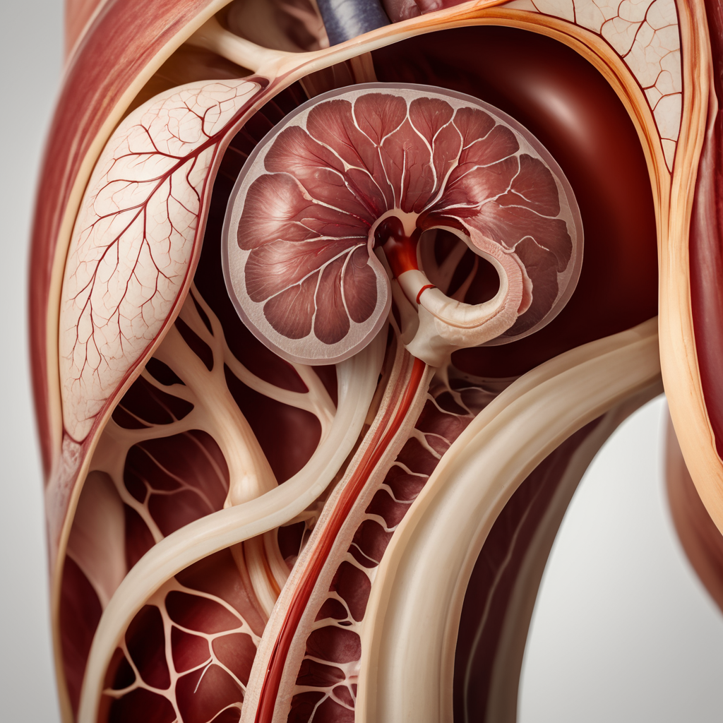 Premium Free ai Images | human kidney and bladder anatomy detailed ...