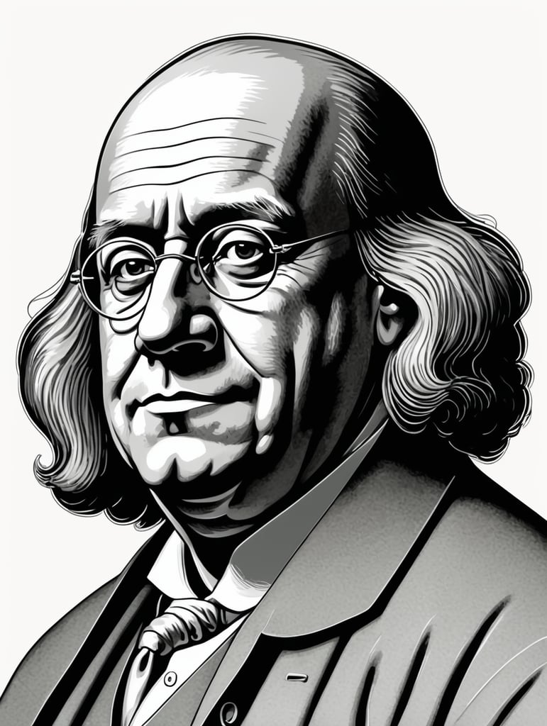 Premium Free ai Images | benjamin franklin