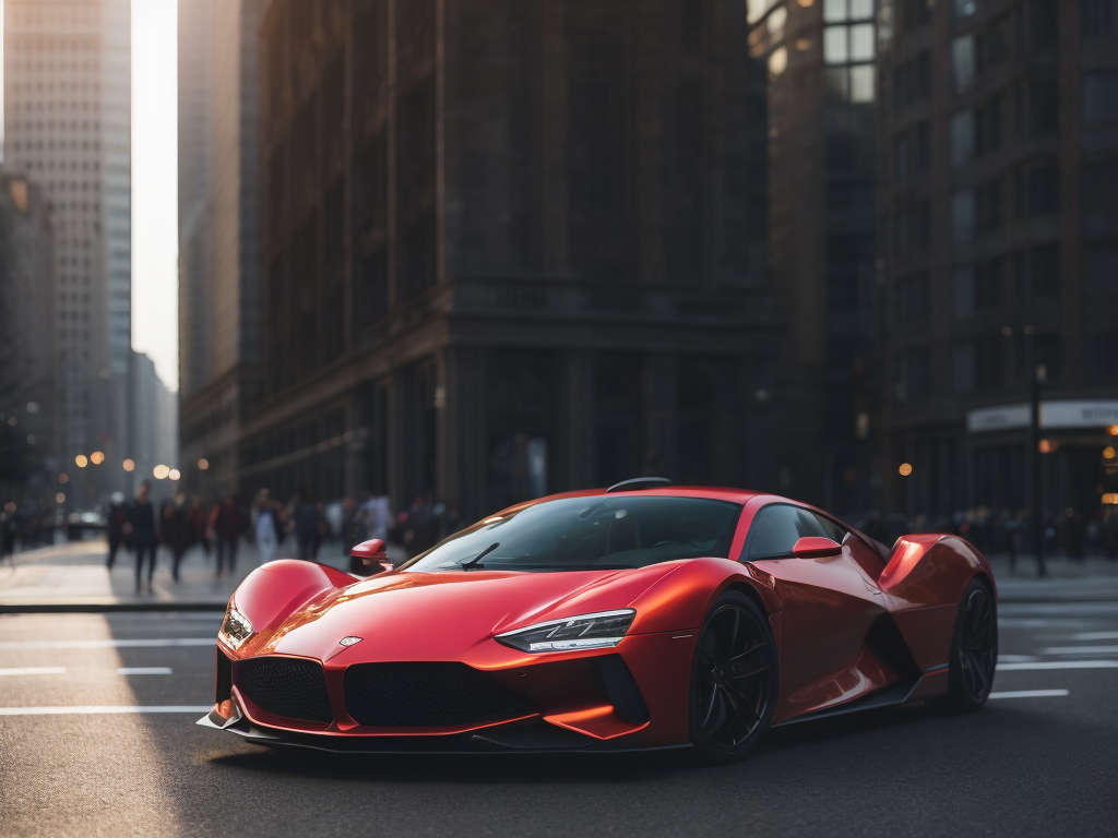 Premium Free ai Images | capture stunning photograph of vibrant red ...
