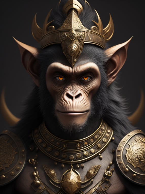 Premium Free ai Images | monkey god king