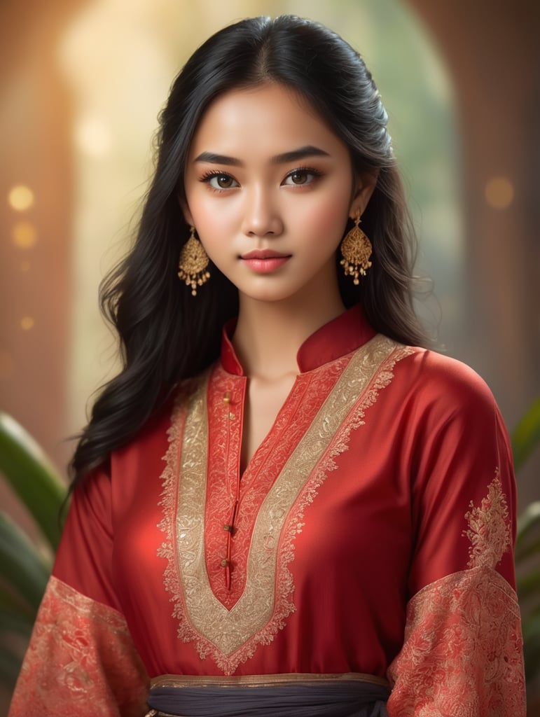 Premium Free ai Images | realistic closeup model portrait beautiful ...